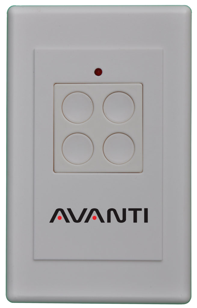 Avanti WTX4 Wireless Wall Remote Coding Instruction - AGG Doors
